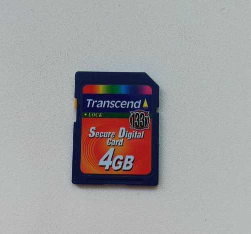 Карта памяти Transcend 4 GB