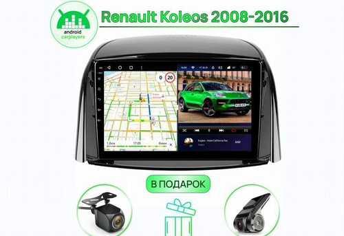 Магнитола 2.16 Renault Koleos 2008-2016 Андроид