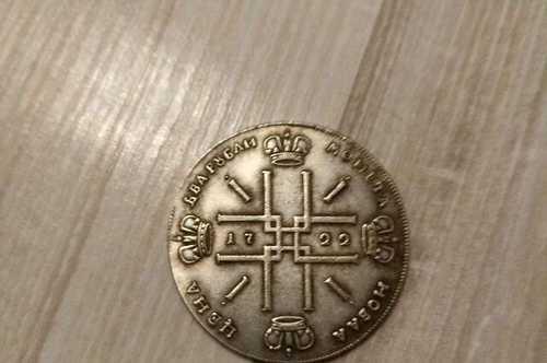 Монета 2 рубля 1722 года