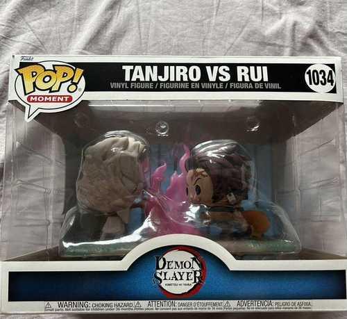 Funko pop moment tanjiro vs rui 1034