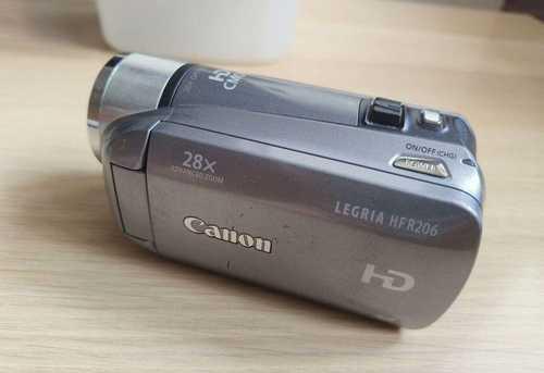 Видеокамера canon legria HF R206