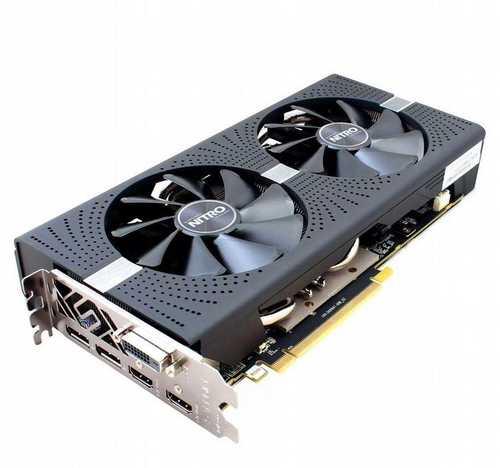 Б/У Видеокарта Sapphire nitro  RX580 4Gb gddr5