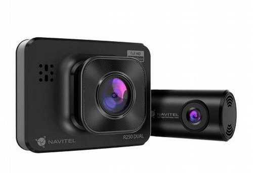 Видеорегистратор navitel R250 Dual, 2 камеры, черн