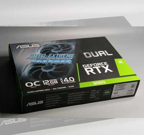 Видеокарта Rtx 3060 Asus 12gb новая гарантия 3 год