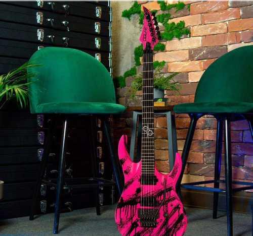 Solar Guitars A2.6frpn Canibalismo Pink Neon Matte