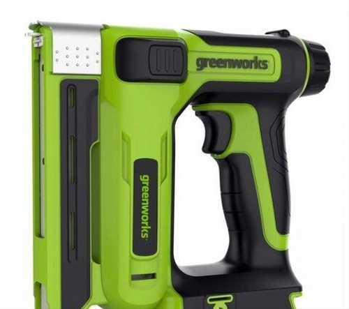 Степлер аккумуляторный GreenWorks G24CS10