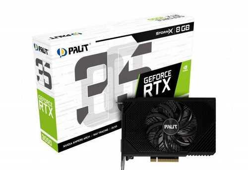 Видеокарта Palit GeForce RTX 3050 StormX, 8 гб, NE
