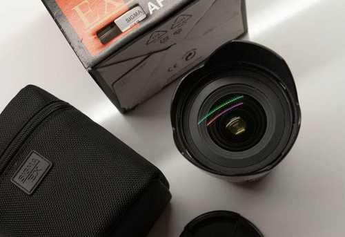 Объектив Sigma 20mm 1.8 EX DG Canon EF