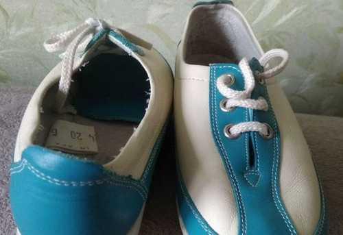 Кожаные ботинки туфли СССР Польша детские 31,5