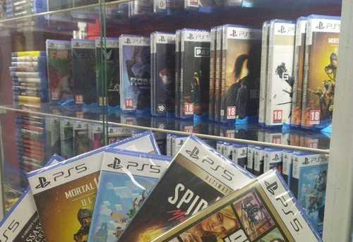 Лицензионные игры, диски, PlayStation 5, новые