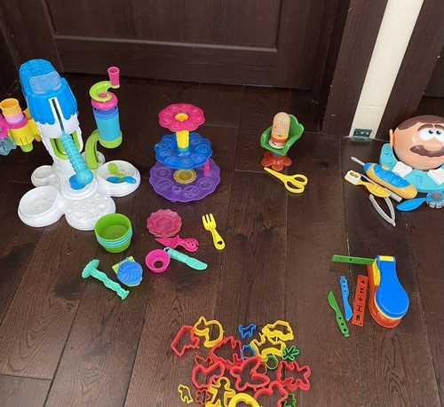 Наборы для игр с пластелином, play doh