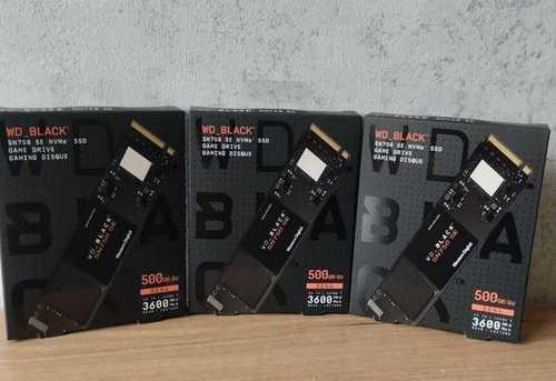 WD Black M2 NVMe Pcie4x4 SSD 500GB новые