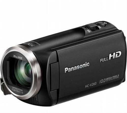 Видеокамера Panasonic HC-V260EE-K Черная Новый