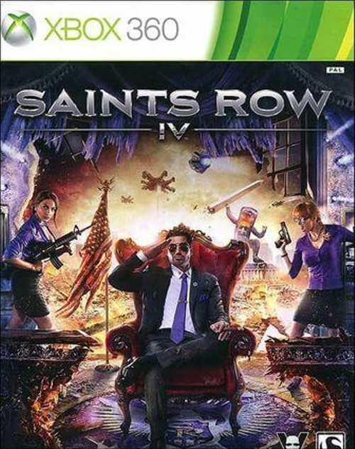 Saints Row 4 (Xbox 360, англ, бу)