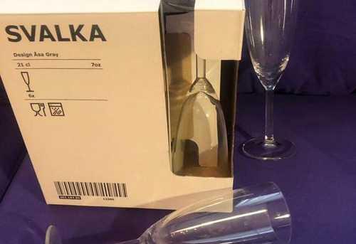 Фужеры бокалы IKEA