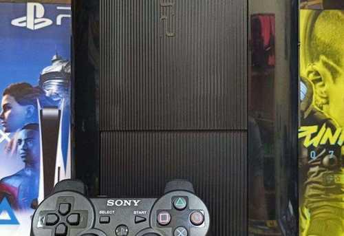 Sony Playstation 3 Ps3 SuperSlim Black 40 Игр