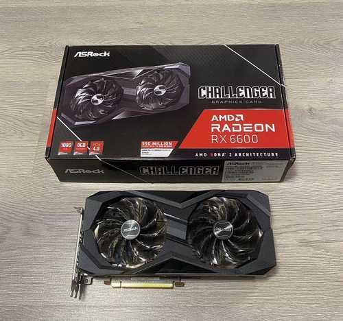 Видеокарта RX 6600 8GB Asrock Challenger (Гарантия