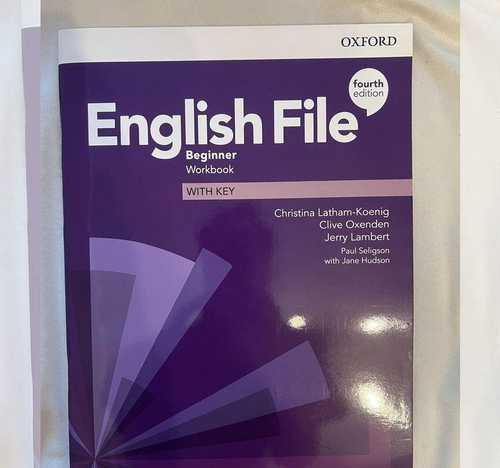 English File beginner книга + рабочая тетрадь