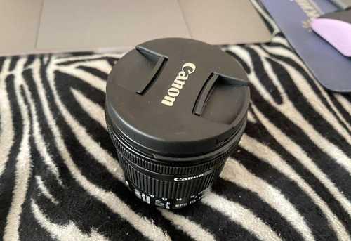 Объектив canon efs 10-18 is stm