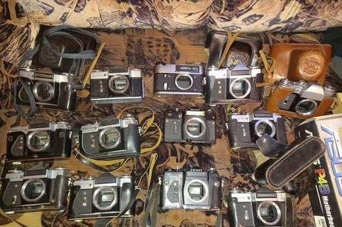 Пленочный фотоаппарат zenit,e,11,3м,фэд5в