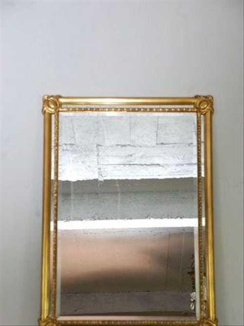 Винтажное зеркало. Багет. Золото. XX век