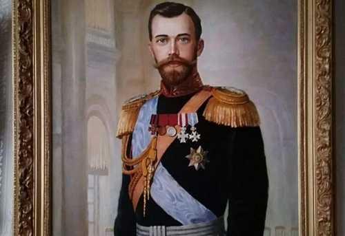 Картина маслом на холсте Портрет Николая 2