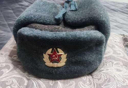 Шапка ушанка военная СССР