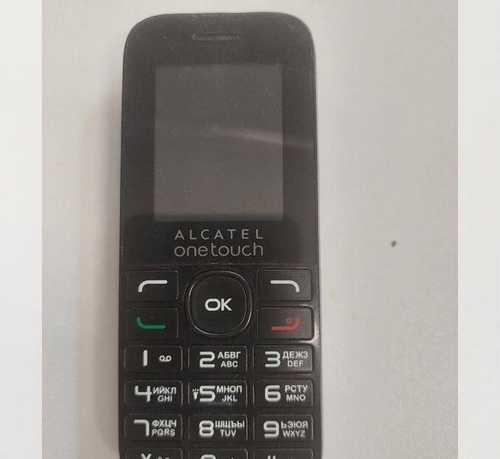 Кнопочный телефон alcatel one touch 1020d