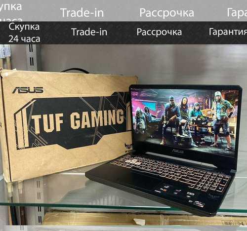 Игровой ноутбук asus TUF Gaming Ryzen 5/GTX 1650