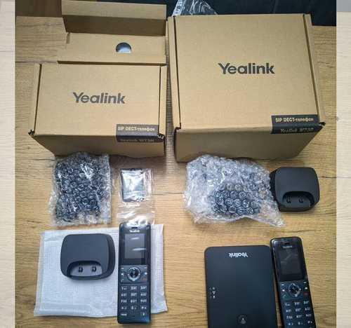 Sip dect-телефон Yealink W73P и W73H. 2шт за 10