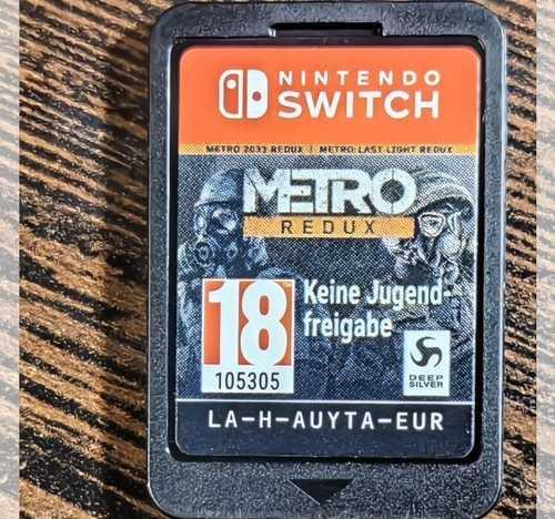 Игра на Nintendo switch metro redux