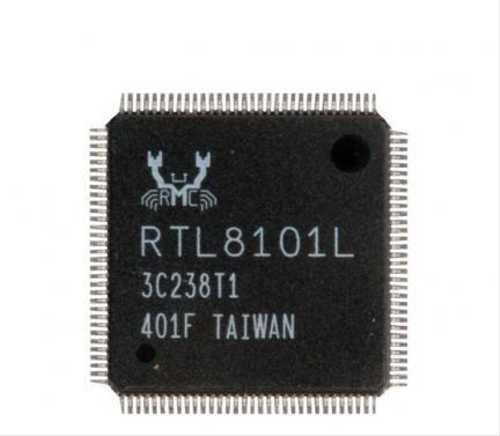 Сетевой контроллер RTL8101L tqfp-100 с разбора RTL