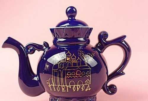 Большой чайник для заварки 1990х годов. Новгородск