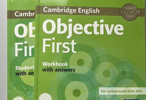 Objective first students book/workbook