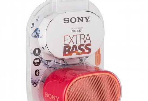 Колонка Sony srs-xb01 красная