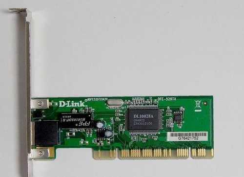Сетевые карты D-Link DFE-520TX PCI 10/100Mbit