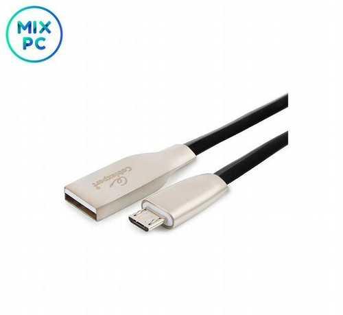 Кабель USB 2.0 Cablexpert CC-G-mUSB01Bk-1M, AM/mic