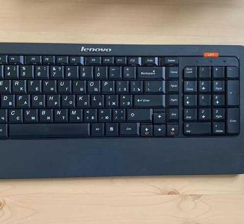 Беспроводные клавиатура и мышь Lenovo