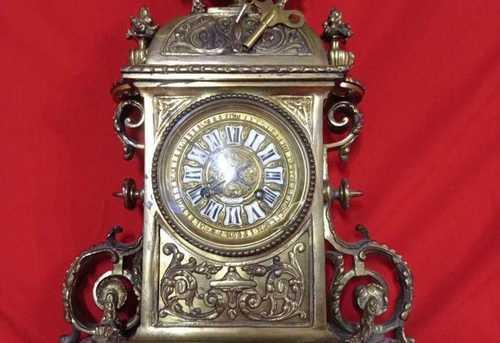 Часы старинные каминные Франция