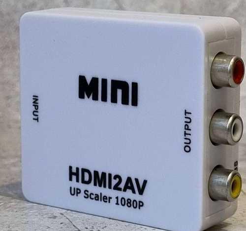 Переходник конвертер с hdmi на AV