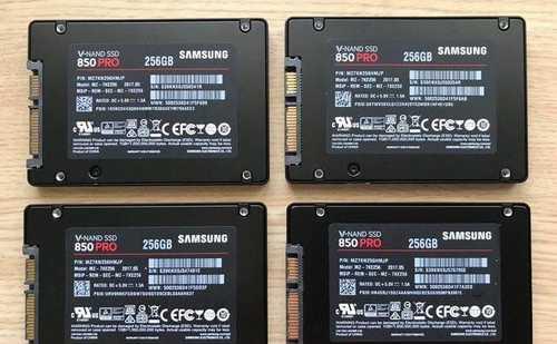 SSD диск Samsung 850 PRO 256Gb(ресурс до 9100TBW)