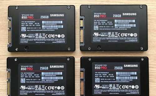 SSD диск Samsung 850 PRO 256Gb(ресурс до 9100TBW)