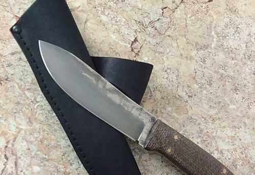 Нож кованый "Канадец-3цм" фултанг х12мф микарта