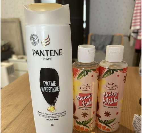 Шампунь pantene, гель для душа