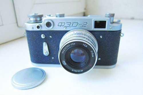 Фотоаппарат фэд-2 синий (редкий цвет)