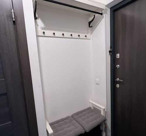 Вешалка и обувница икеа hemnes