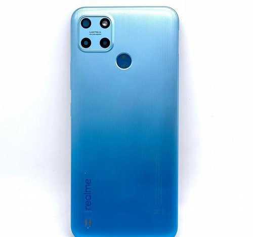 Задняя Крышка для Realme C25Y Голубая