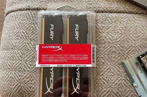 Hyperx fury ddr3 8 GB (2х4)