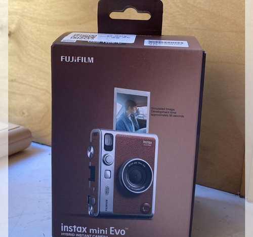 Fujifilm instax mini evo brown новый