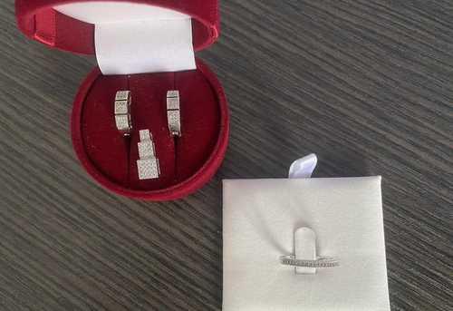Кольцо Oxette + серьги и подвеска Silver&Silver